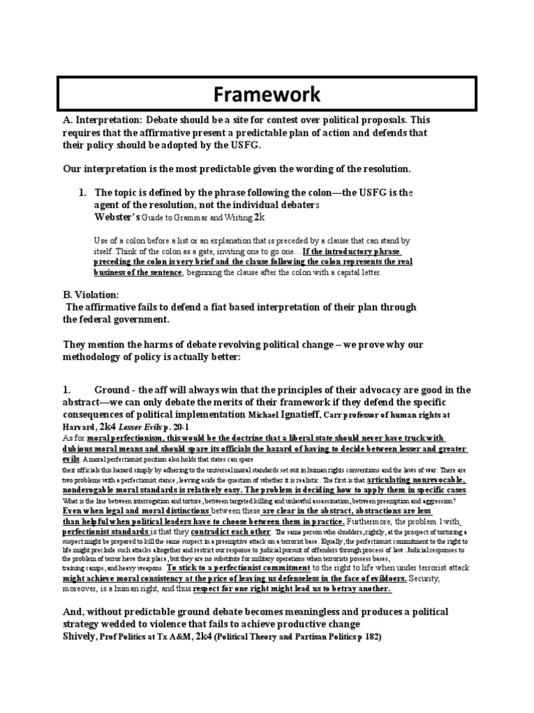 Defining the Limits of Productive Political Debate: A Framework for ...