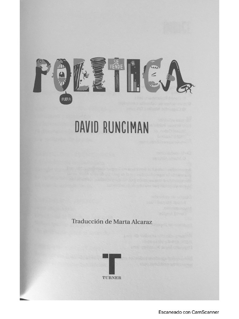 David Runciman - Polã Tica | PDF