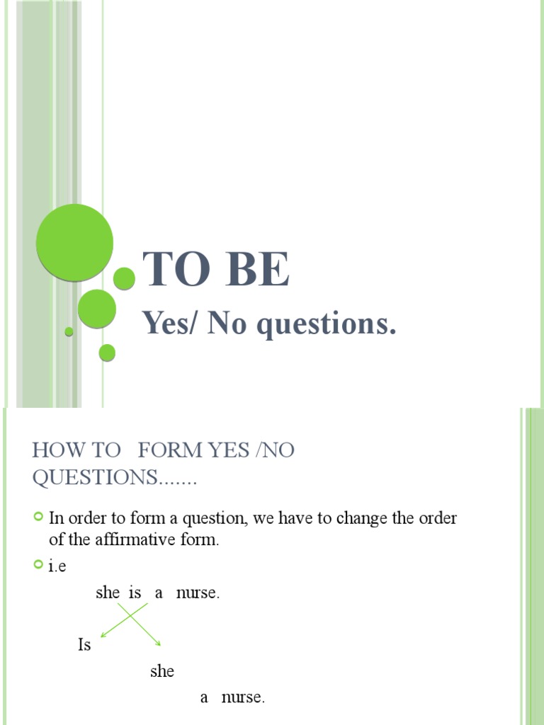 Forming Yes/No Questions Guide | PDF