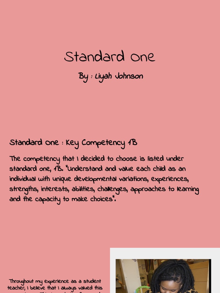 Standard One 1 | PDF