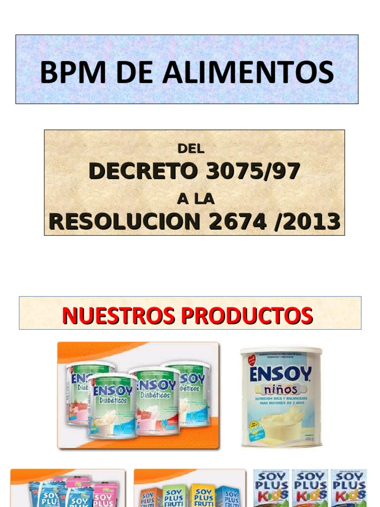 BPM Alimentos Resumido | PDF | Seguridad alimenticia | Calidad (comercial)