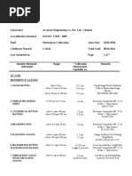 Calibration Price List | PDF | Tools | Equipment