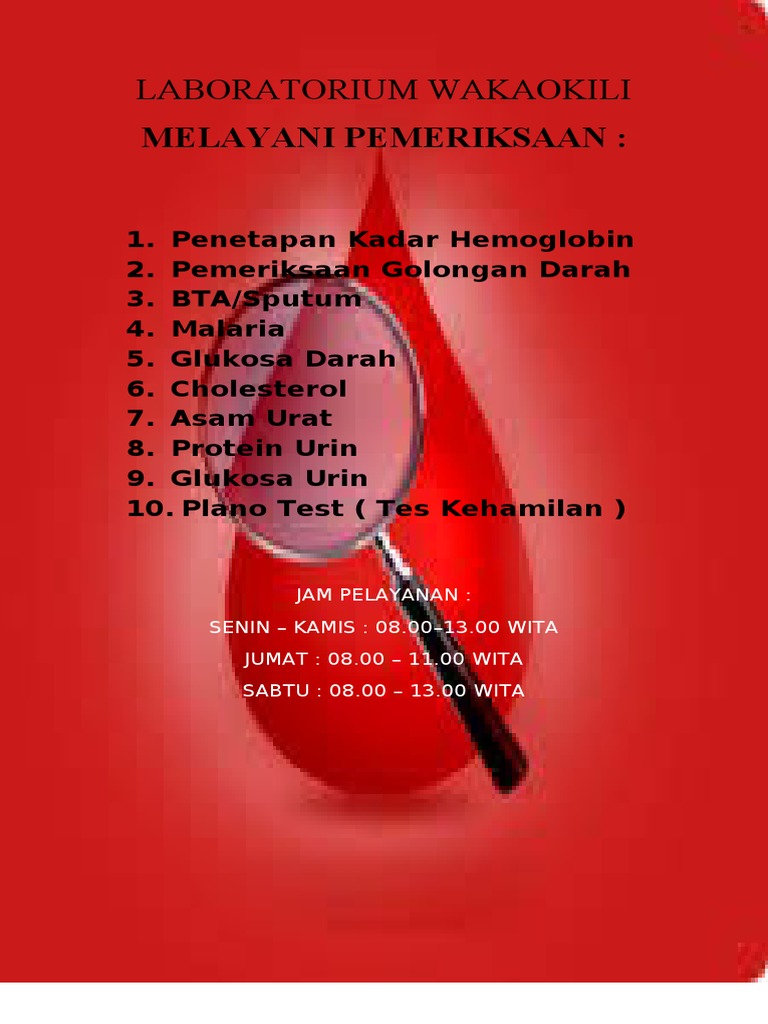 Ep 1 Brosur Pelayanan Laboratorium | PDF