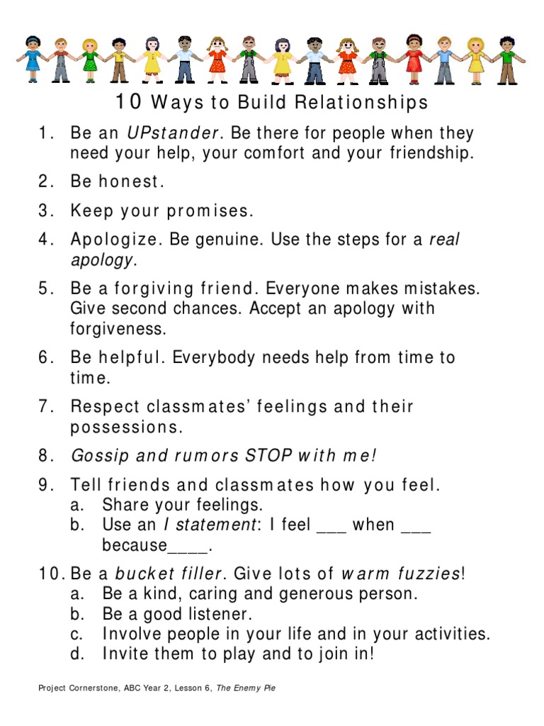10 Ways To Build Relationships (4736) | PDF