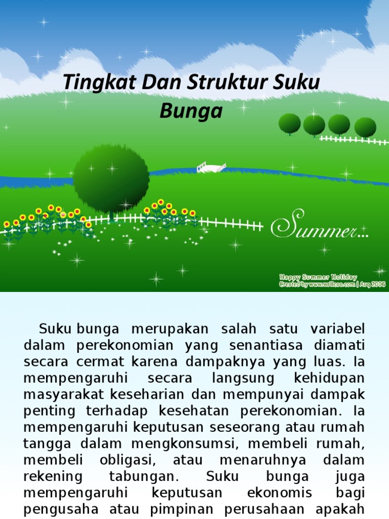 Struktur dan Teori Suku Bunga | PDF