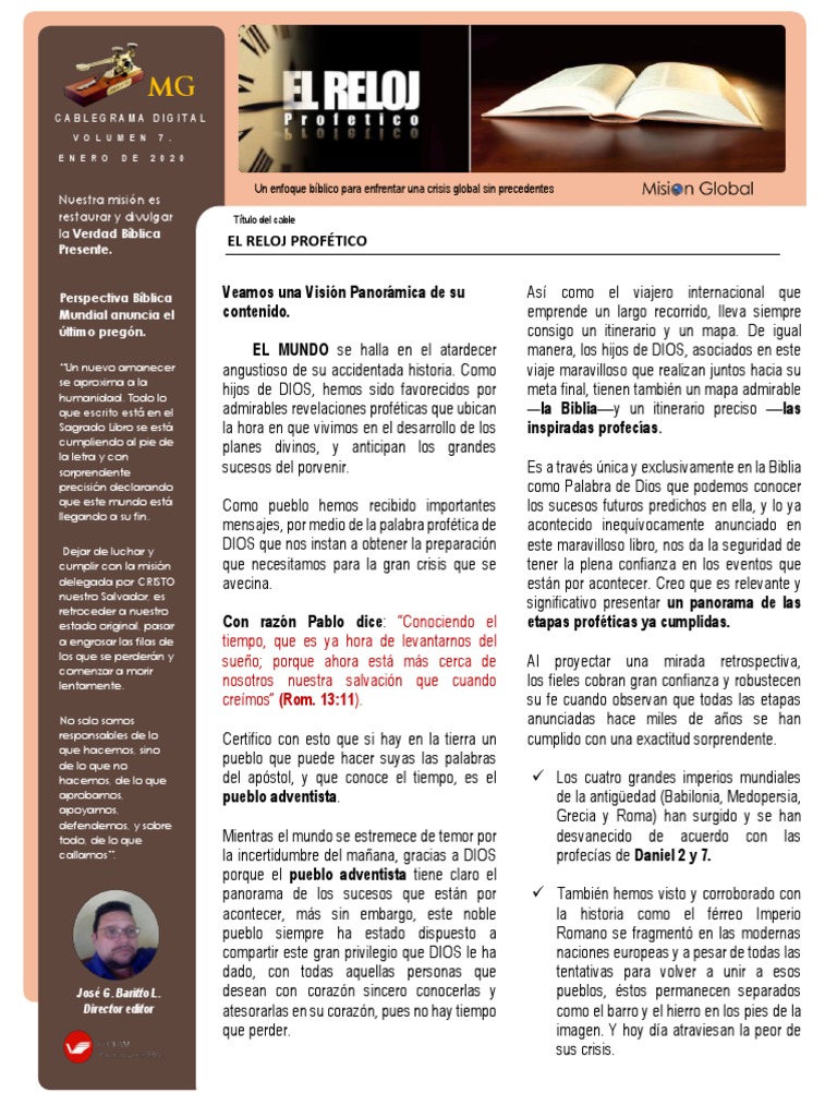 El reloj profético | PDF | Profecía | Biblia