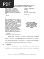 Foreclosure Motion to Dismiss - Lack of Standing