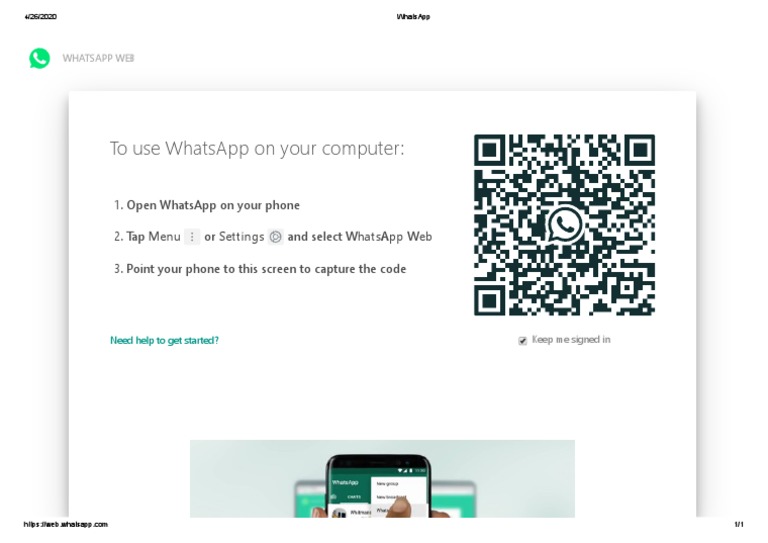 How to Use WhatsApp Web Guide | PDF