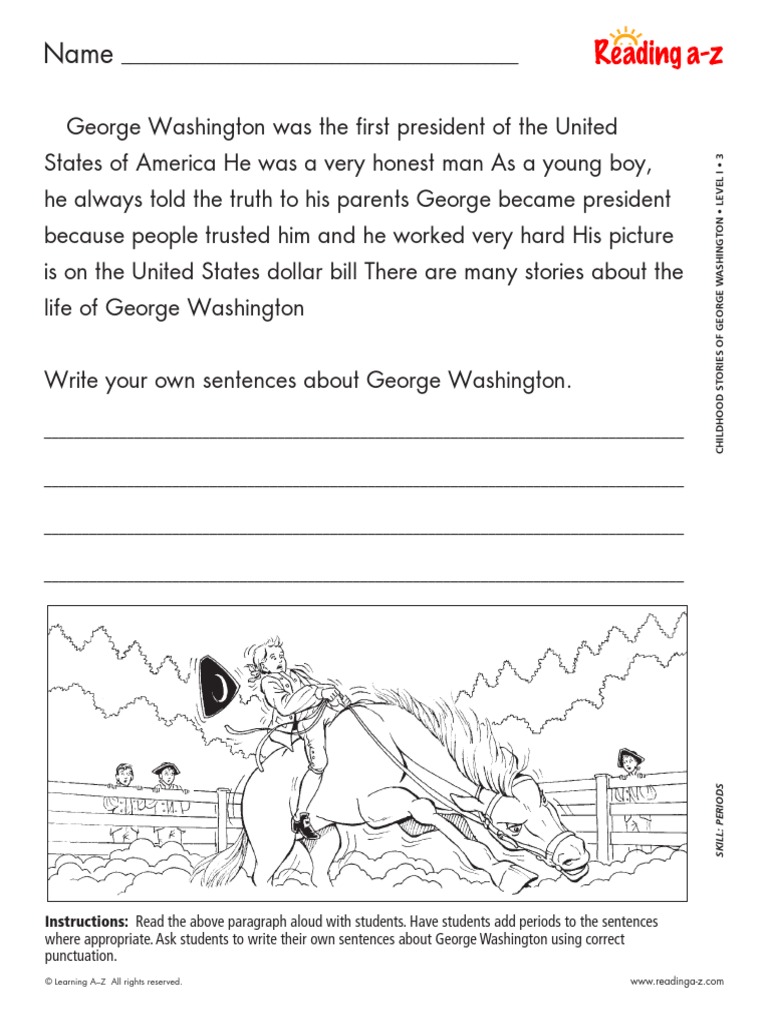 George Washignton Worksheet Number 2 | PDF