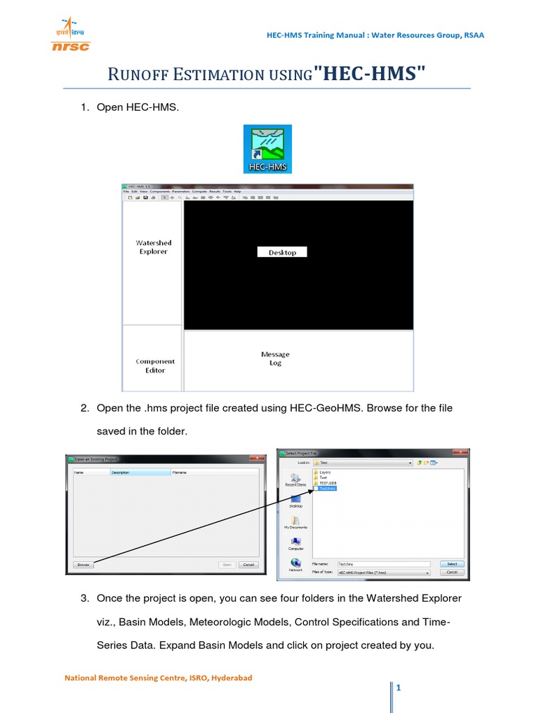 Runoff Estimation - Manual - HEC-HMS - v2 | PDF | Drainage Basin | System Software