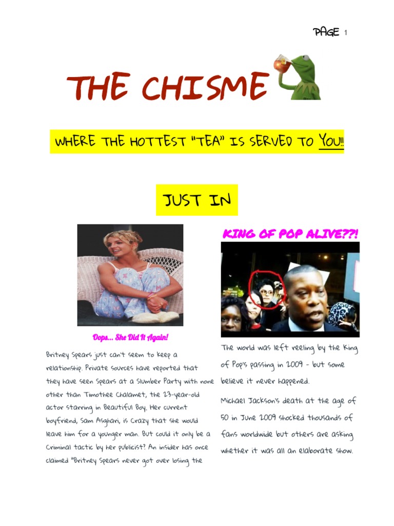 Celebrity Gossip Article 1 1 | PDF | Britney Spears | Popular Culture ...