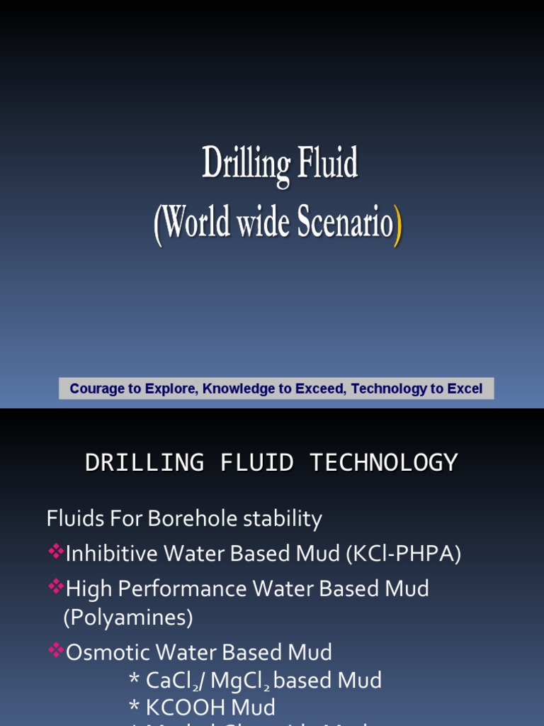 4 Water Based Mud | PDF | Oil Well | Chemical Substances