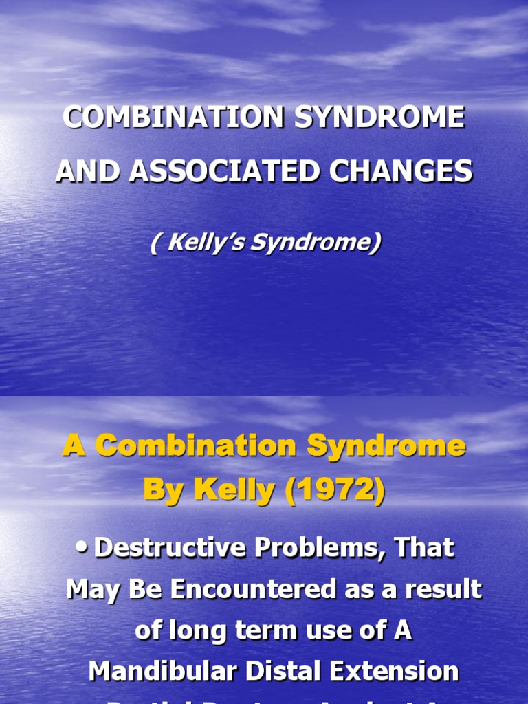 Combination Syndrome And Associated Changes | Dental Implant | Dentures