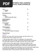 Singing Contest Judging Criteria | PDF | Singing | Stress (Linguistics)