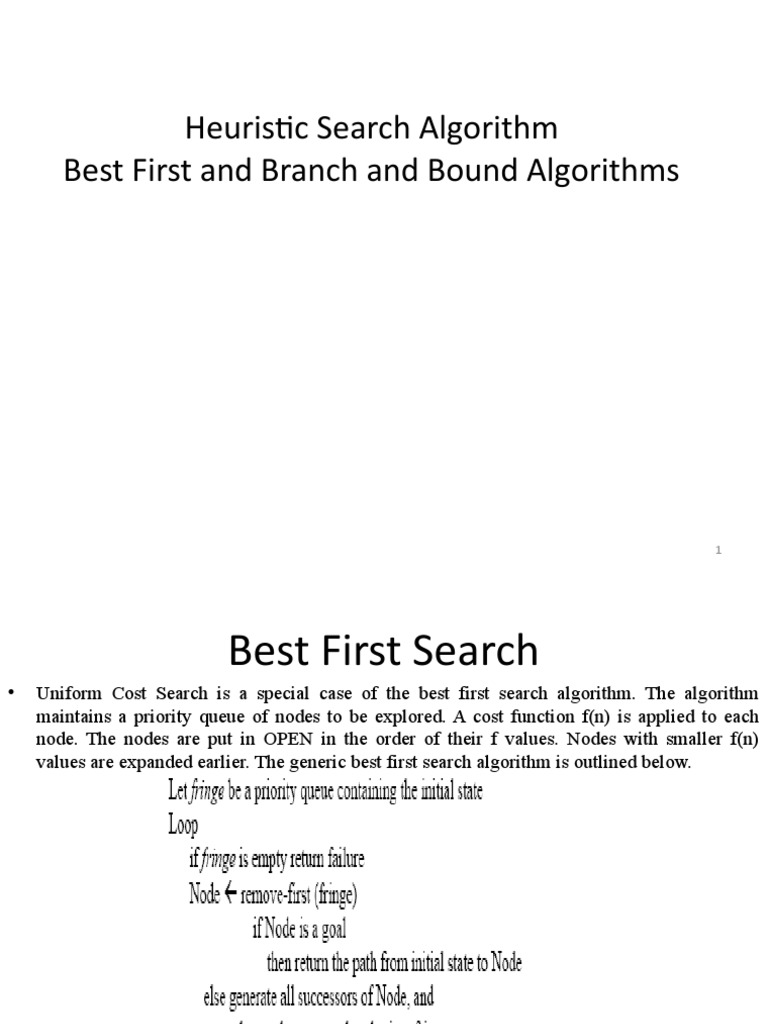 Heuristic Search Algorithms Guide | PDF | Algorithms And Data Structures | Theoretical Computer ...