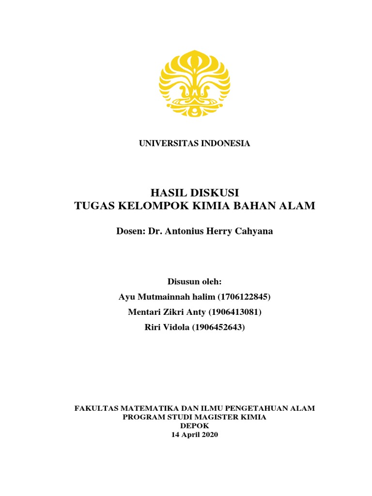 Hasil Diskusi Kelompok KBA - Ayu-Mentari-Riri | PDF