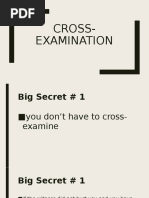 Sample Cross Examination Questions | PDF | Cross Examination | Witness