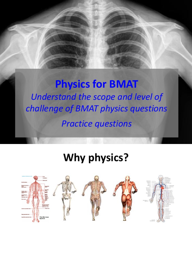 Physics For BMAT: Understand The Scope and Level of Challenge of BMAT ...