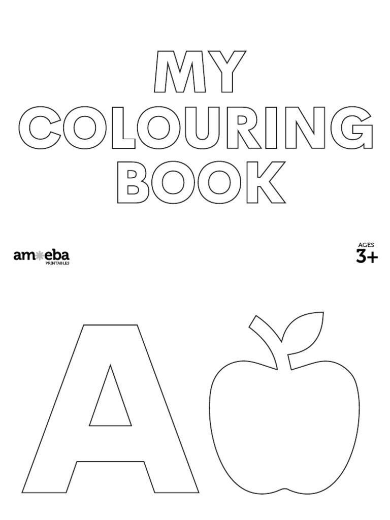 Alphabet Coloring Book for Kids 3+ | PDF