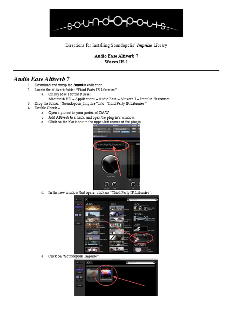 01 - Impulse Installation Directions | PDF | Plug In (Computing ...