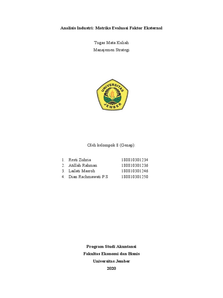 Matriks EFE untuk Strategi Samsung | PDF