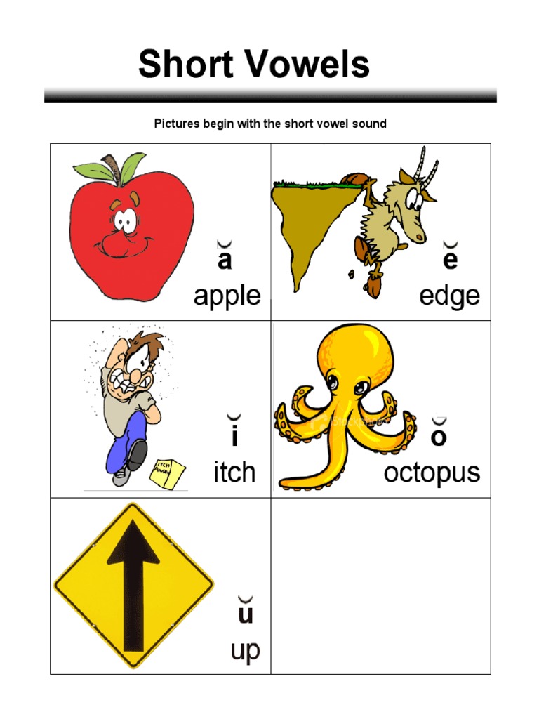 Pictures Begin With The Short Vowel Sound | PDF