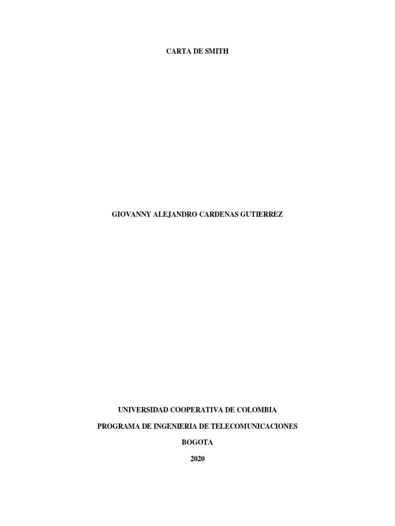Carta de Smith PDF | PDF