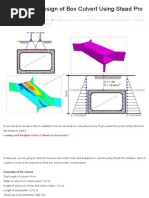 Loading and Design of Box Culverts To Eurocodes | PDF | Structural Load ...