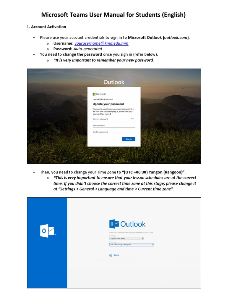 Microsoft Teams User Manual - English - 2 PDF | PDF | Application ...