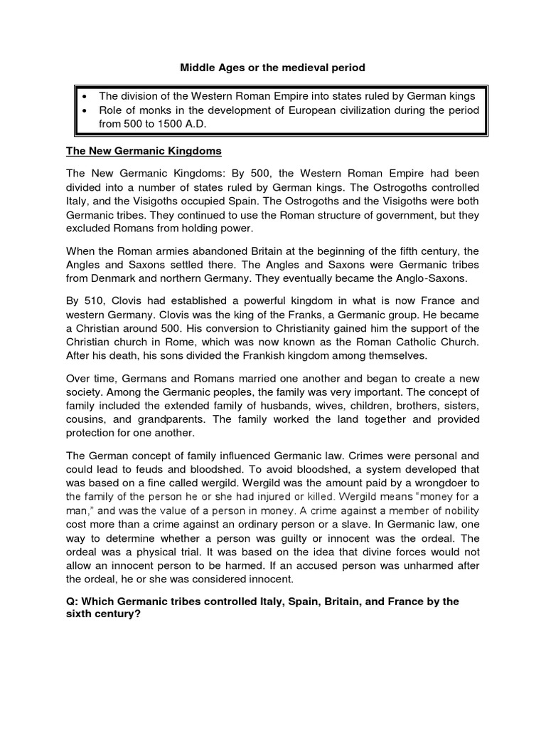 Middle Ages - 1 PDF | PDF | Knight | Charlemagne