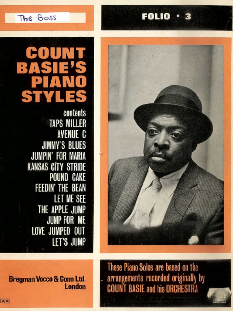 Count Basie - Piano Styles Songbook PDF | PDF