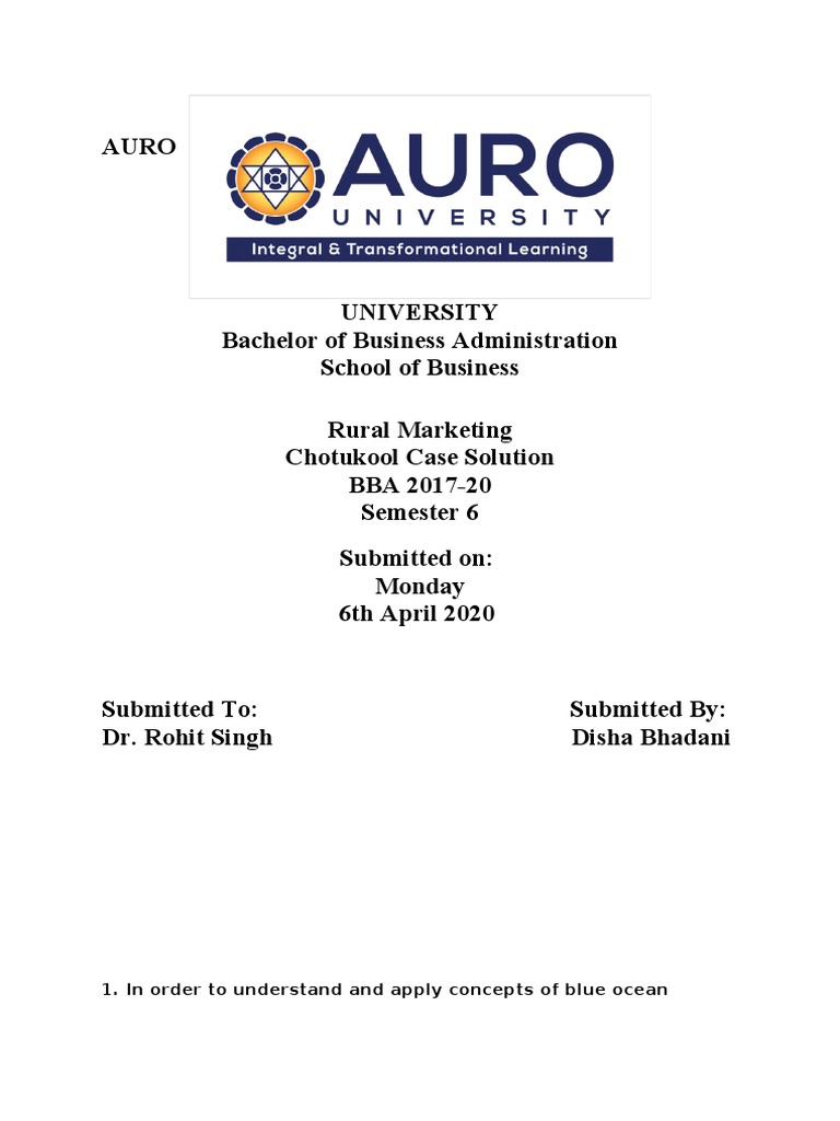 Chotukool Submission | PDF | Refrigerator | Disruptive Innovation