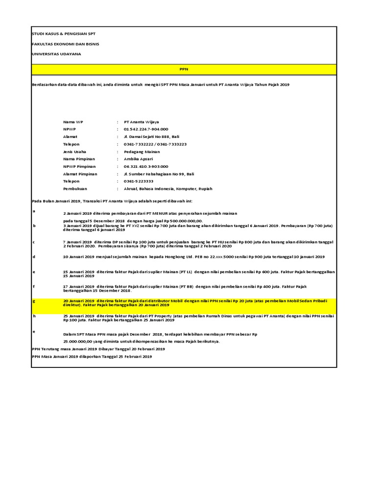 Kasus PPN 2 Ku | PDF