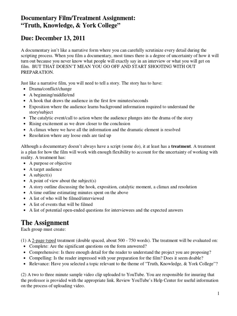 Documentary Film A PDF | PDF | Narration | Documentary Film