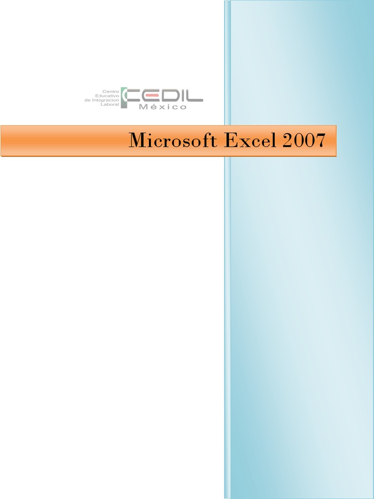 Excel 2007 Basico PDF | PDF | Microsoft Excel | Hoja de cálculo