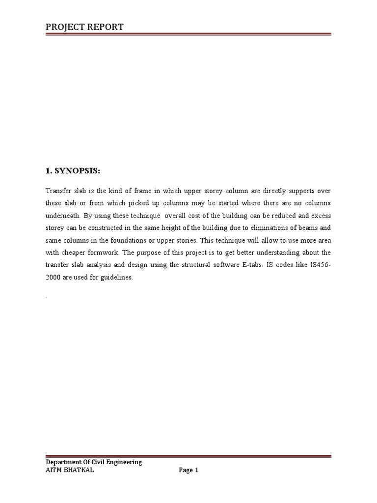 Transfer Slab | PDF | Beam (Structure) | Prestressed Concrete