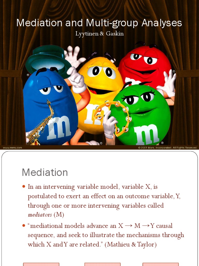 Mediation and Multi-Group Moderation | PDF | Bootstrapping (Statistics ...