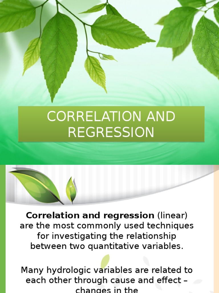 Correlation and Regression Analysis | PDF | Correlation And Dependence | Dependent And ...