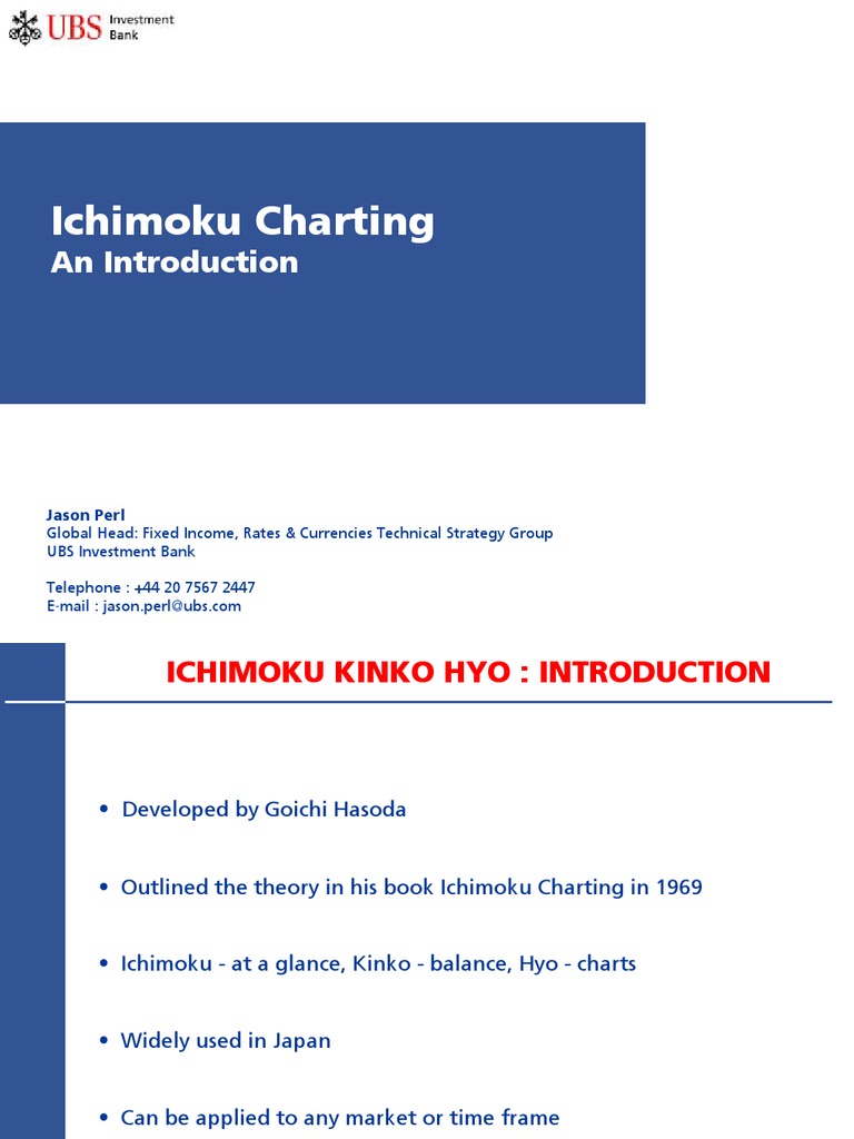Ichimoku Charting UBS FORMATION | PDF | Ubs | Securities (Finance)