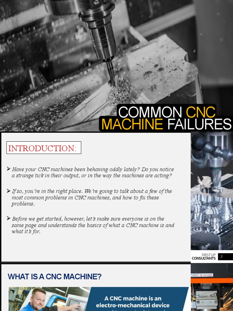 Common CNC Machine Failures | PDF | Numerical Control | Machining