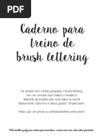 Apostila de Caligrafia para Lettering - LetteringByRebeca | PDF