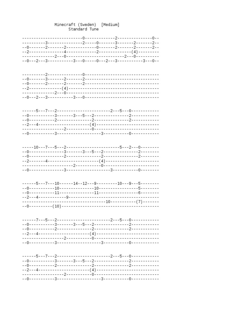 Minecraft (Sweden) (TABS) | PDF