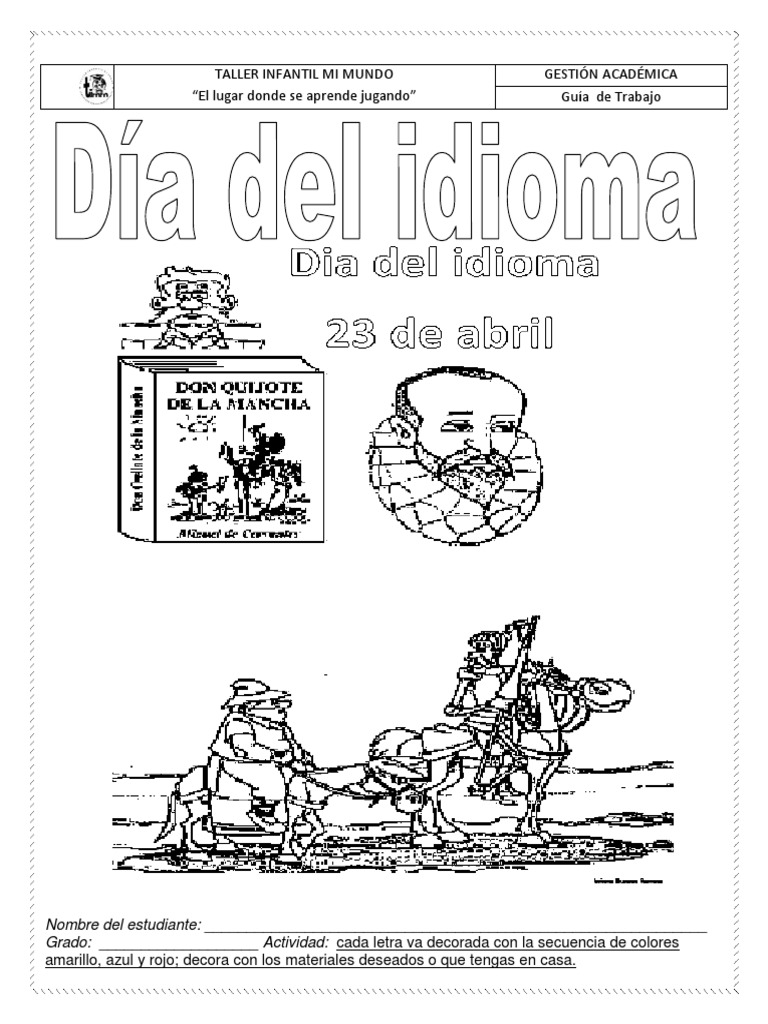 Guia Dia Del Idioma F | PDF