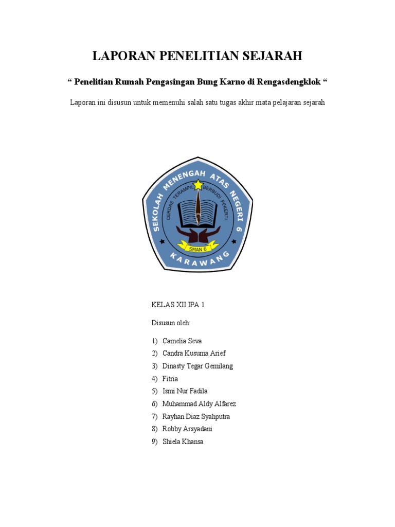 Laporan Penelitian Sejarah | PDF