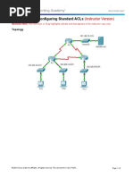 4.1.2.5 Packet Tracer - Configure IP ACLs To Mitigate Attacks | PDF | Router (Computing ...