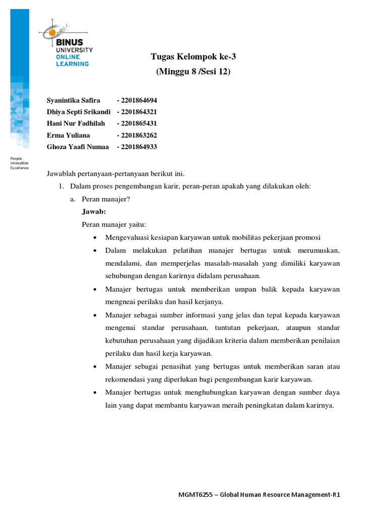 TK3 GRHM Team3 | PDF