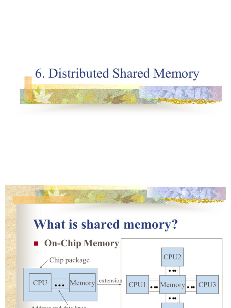 Distributed Shared Memory | PDF | Cpu Cache | Cache (Computing)
