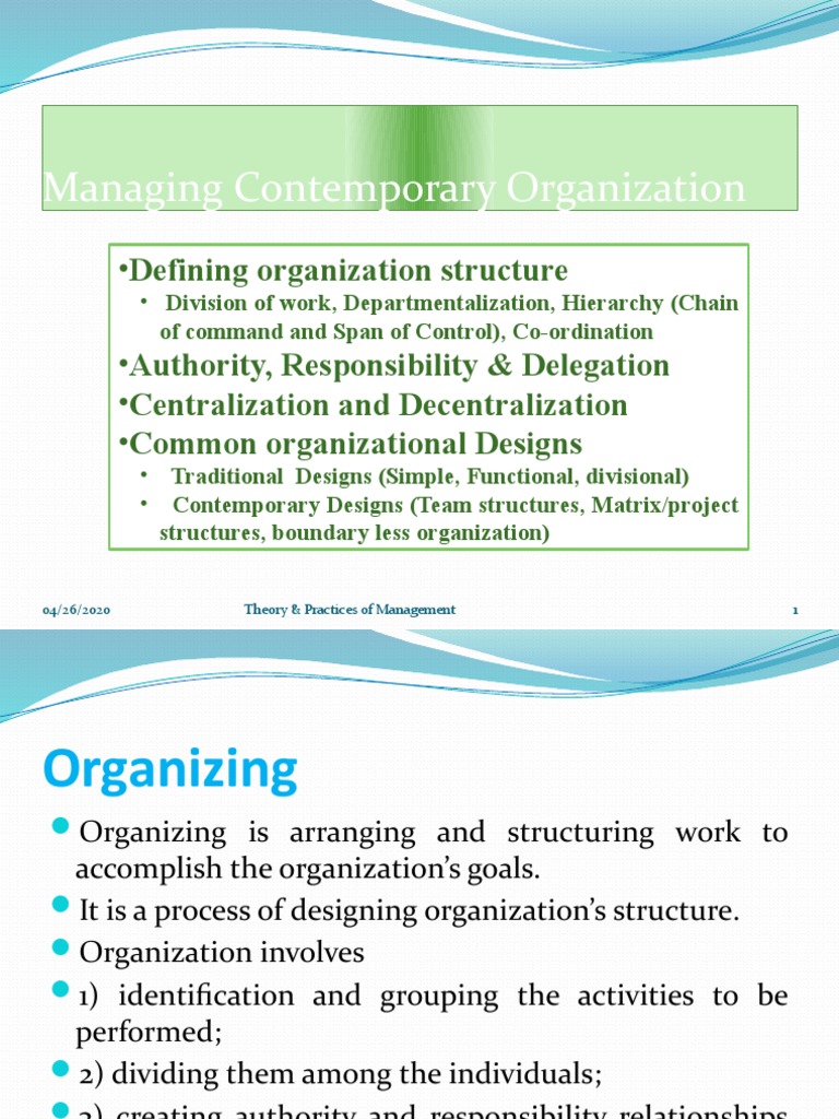 Managing Contemporary Organization Managing Contemporary Organization ...