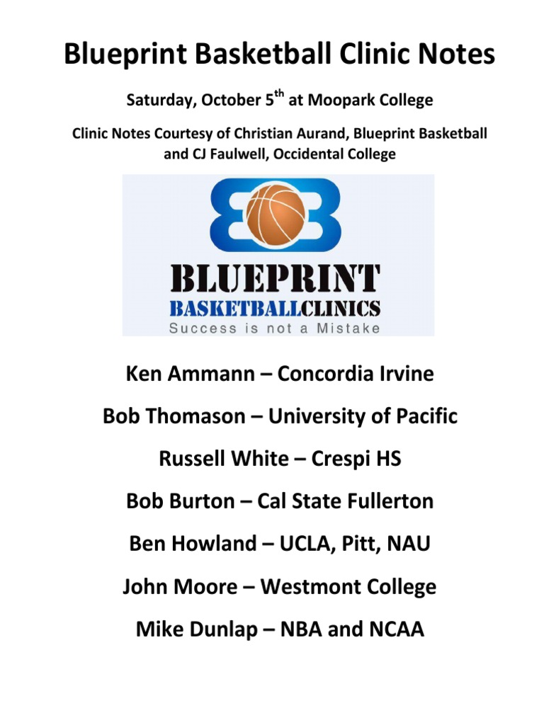 College Basketball Practice Plan Free PDF Template Download | PDF ...