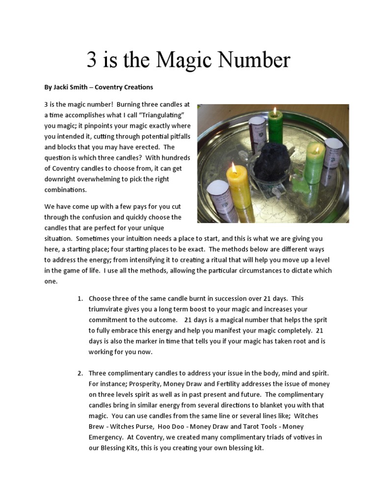 3 Is The Magic Number | PDF | Religious Behaviour And Experience